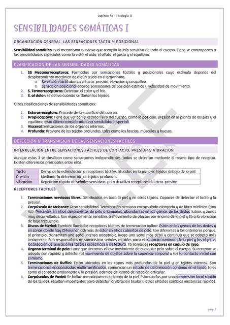 Sensibilidades somáticas I | Victoria Enciso | uDocz