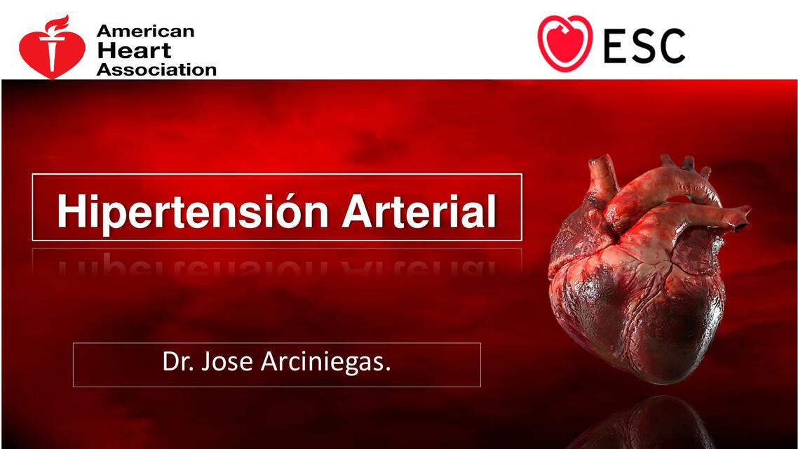 Hipertensión Arterial | Jose Arciniegas | uDocz
