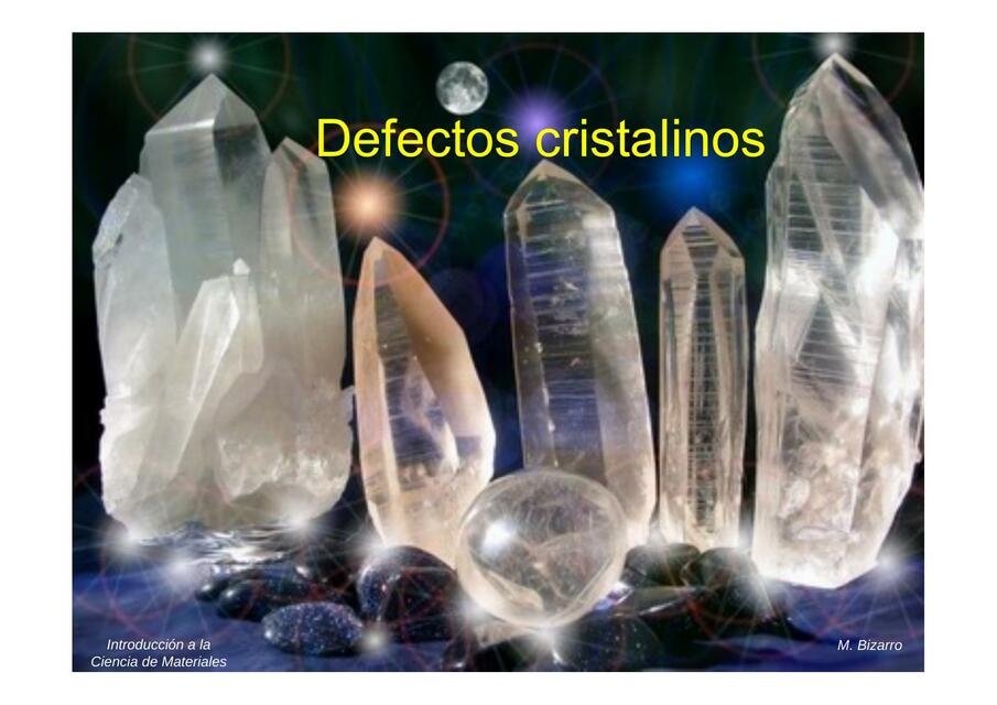 Defectos Cristalinos | Axo de MElk | uDocz