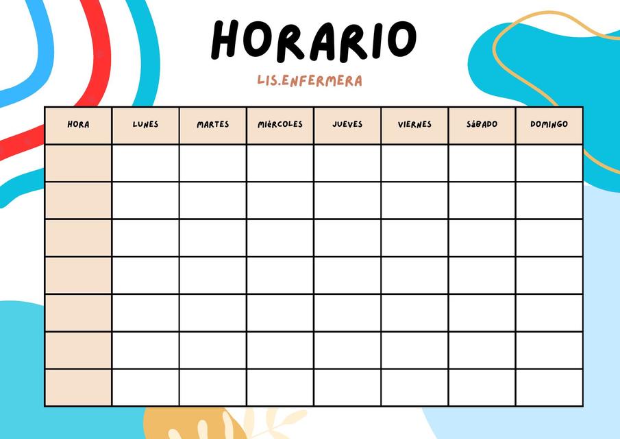 Horario | lis.enfermera Enfermera | uDocz Horario | lis.enfermera Enfermera | uDocz