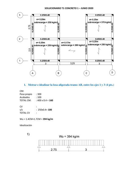 Solucionario T1 Concreto 1 | Marcos Ramírez | uDocz