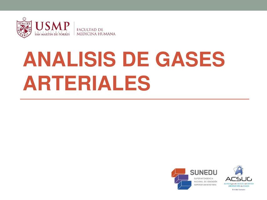 Análisis de Gases Arteriales | Tiroxina Med 🩺 | uDocz