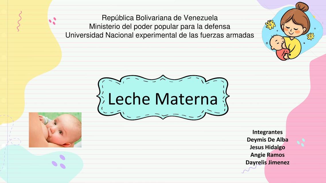Leche materna | Andreina Ramos | uDocz