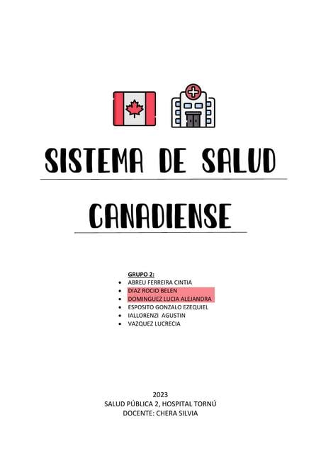 Sistema de Salud Canadiense | Cíntia Ferreira | uDocz