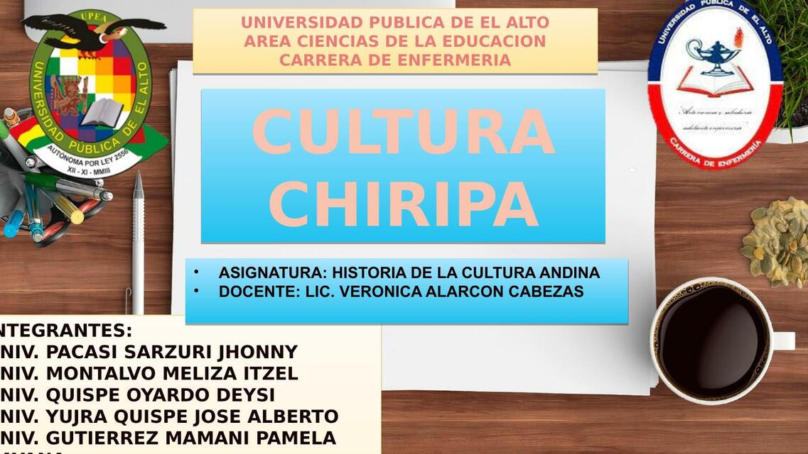 Cultura chiripa | Deysi Quispe oyardo | uDocz