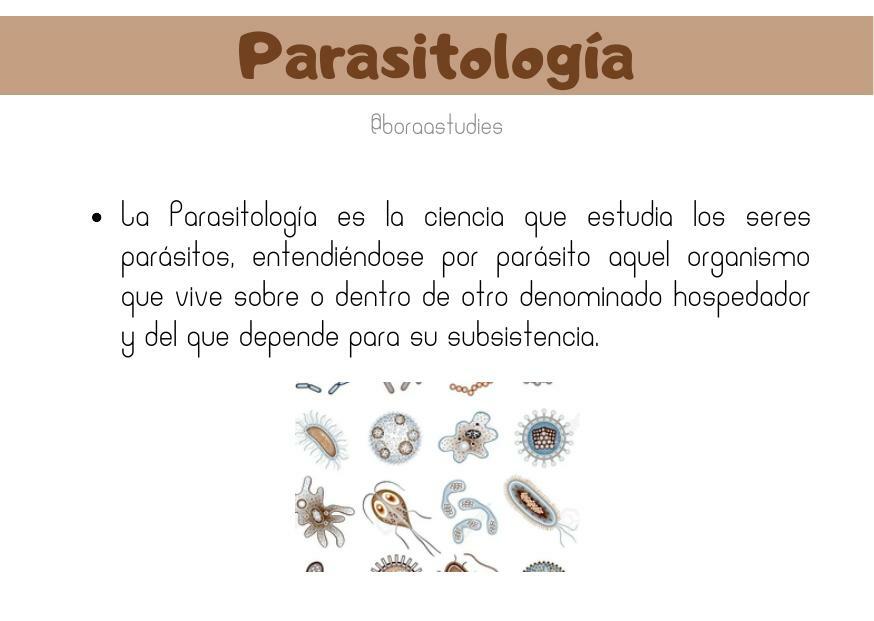 Introducción a la Parasitología | boraastudies | uDocz