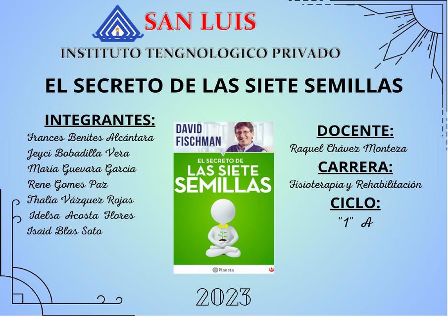 El secreto de las siete semillas | Melissa Bobadilla | uDocz