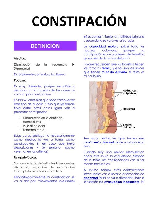 Constipación | uDocz