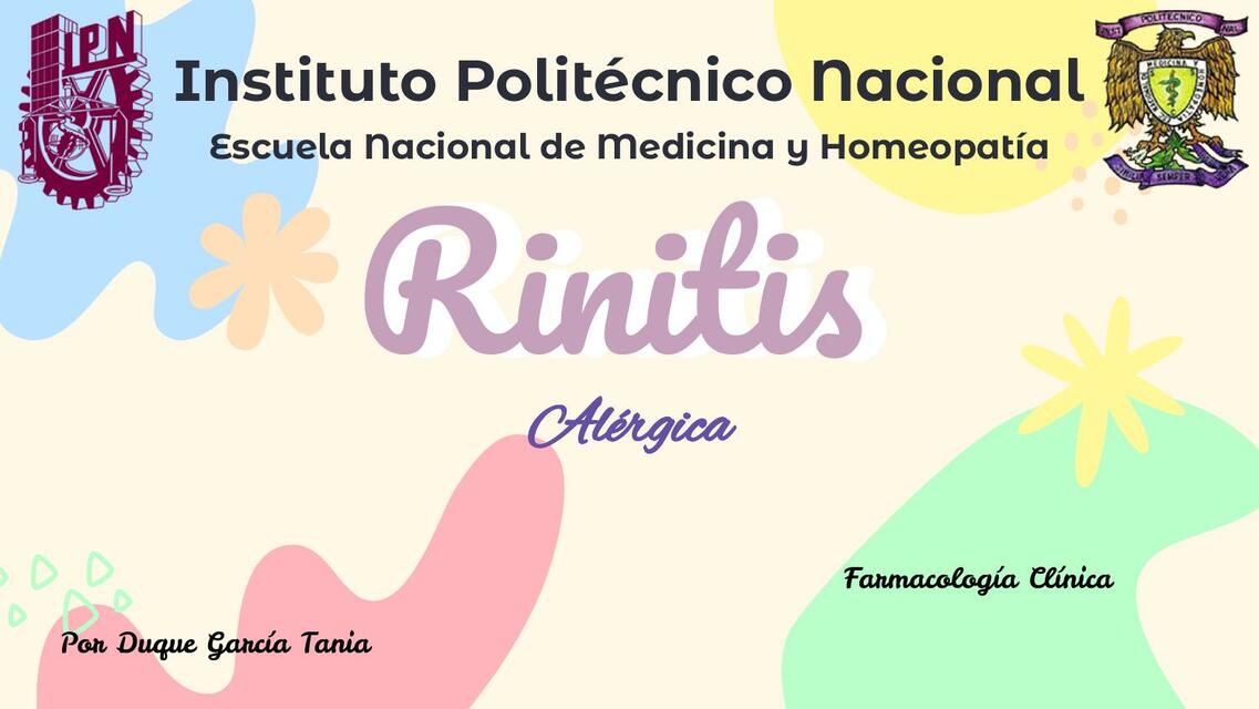 Rinitis Alérgica | Tania Duque García | uDocz