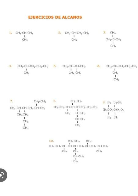 Ejercicios de Alcanos | Isura SEMPAI | uDocz