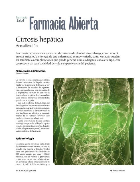 Cirrosis Hepática | apuntesmedicos1 | uDocz
