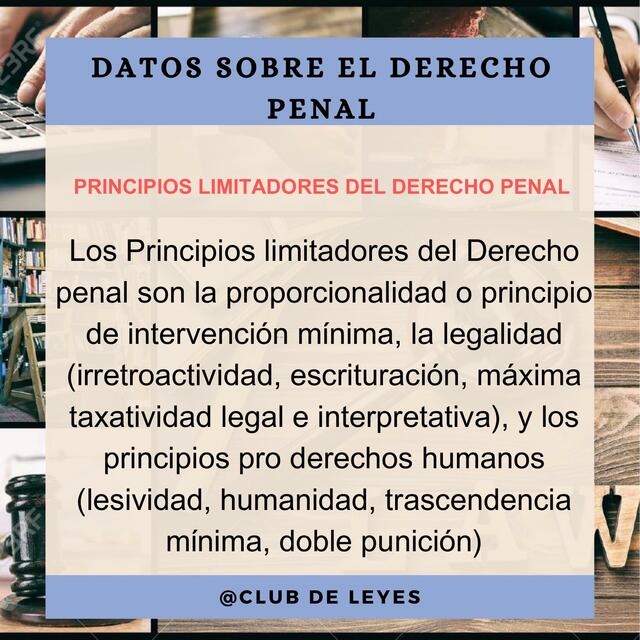 Datos sobre el derecho penal VII | Club de leyes | uDocz