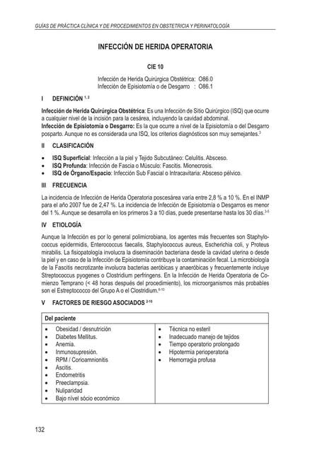 Infección De Herida Operatoria | MedicineDat | uDocz