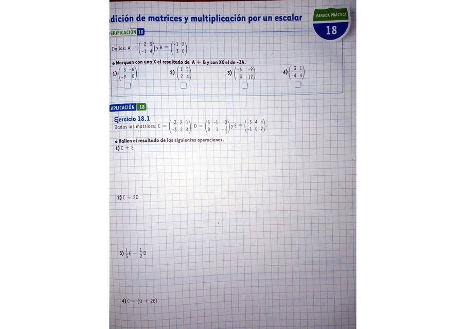 Operaciones Con Matrices
