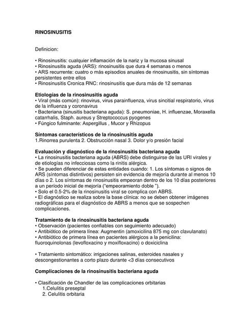 Rinosinusitis | adlemi MM | uDocz