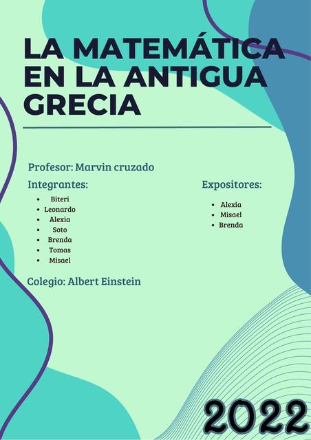 La matemática en l a antigua Grecia | uDocz