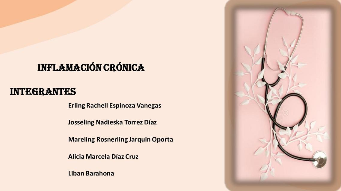 Inflamación Crónica | Stefany Vado | uDocz