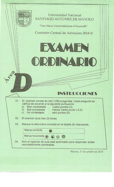 Examen ordinario | TEO VEGA | uDocz