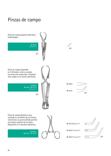 Pinzas de campo | enfermeriadigital | uDocz