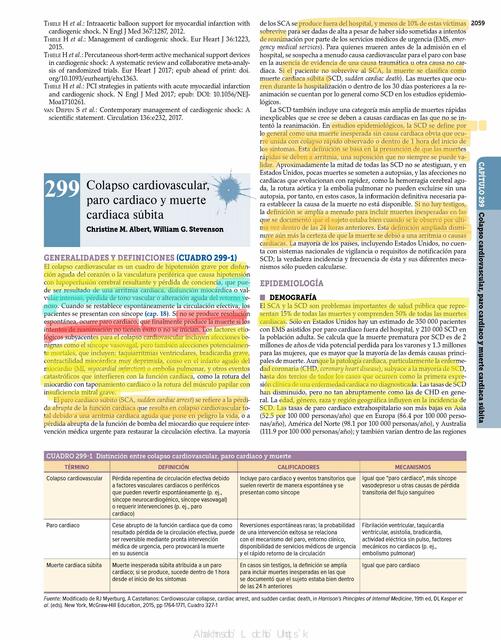 Libro de Farreras - Colapso, parada cardíaca y muerte súbita | Modo ...
