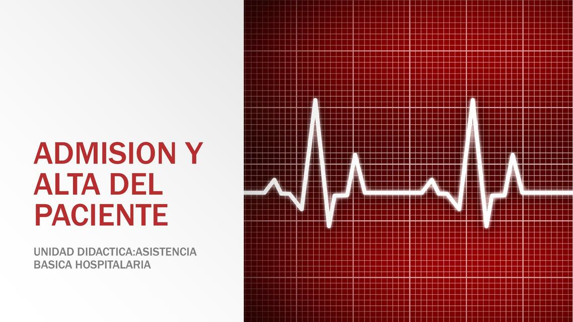 Admisión y Alta del Paciente | Danielita Beatriz Baldeon | uDocz