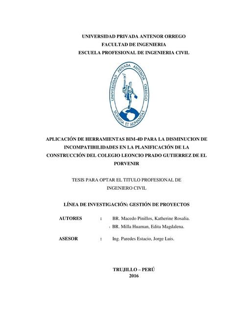 Tesis para optar el titulo profesional de ingeniero civil | SMPD | uDocz