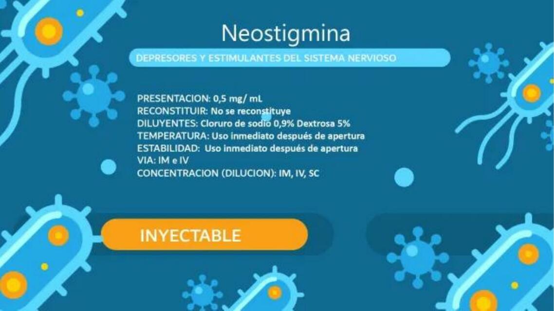 Neostigmina | Enfermero Isaias Rivas | uDocz
