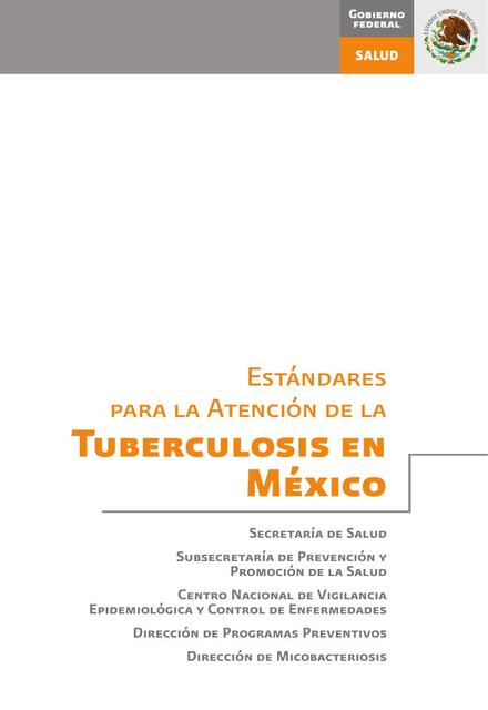 Estándares para la Atención de la Tuberculosis en México | Natalia ...