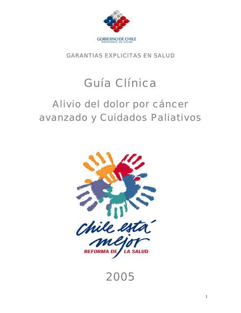 Ges Guía Clínico Alivio Del Dolor Por Cáncer Avanzado Elias Calei Udocz