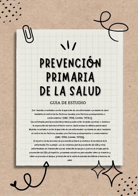 Niveles De Prevención De La Salud Mariaide Barraza Andrino Udocz 8322