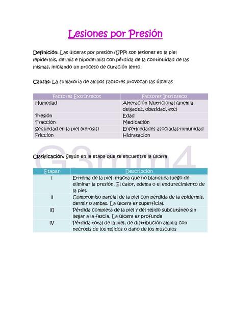 Lesiones Por Presión | Vanesa Godoy | uDocz