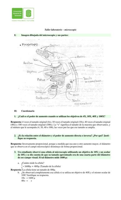 Microscopio Taller | Mary Mednotes | uDocz