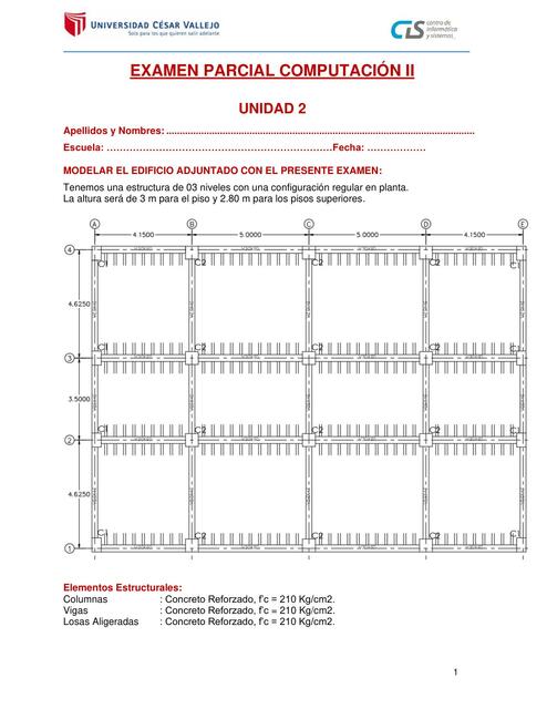 Examen Parcial Computación II | Alberto Manuel rodriguez meza | uDocz