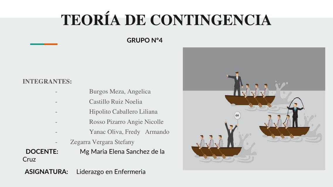 Teoría de Contingencia | Noelia Castillo | uDocz