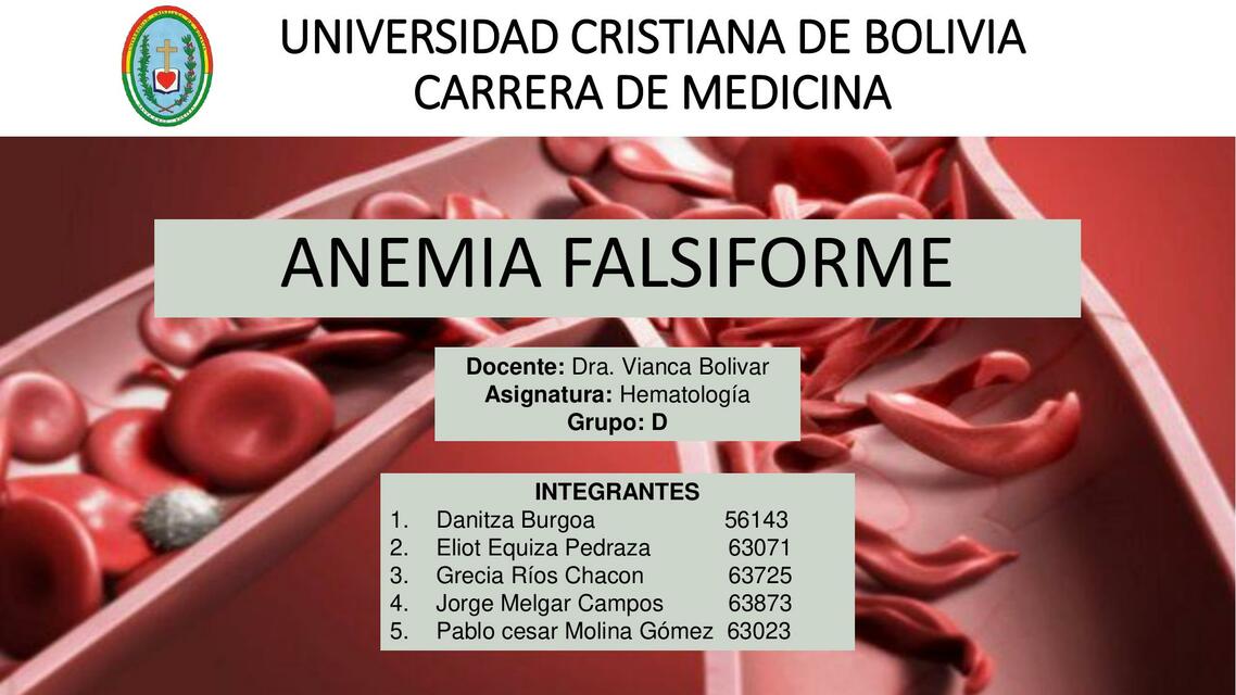 Anemia Falciforme | Jorge Melgar | uDocz