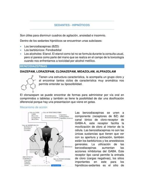 Sedantes e Hipnóticos | Juanita Zapata | uDocz
