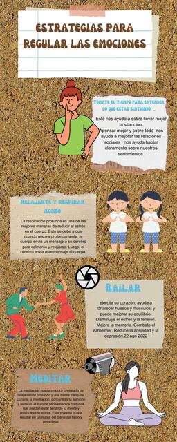 Estrategias para Regular las Emociones | Camila graciela Ramirez garcia ...