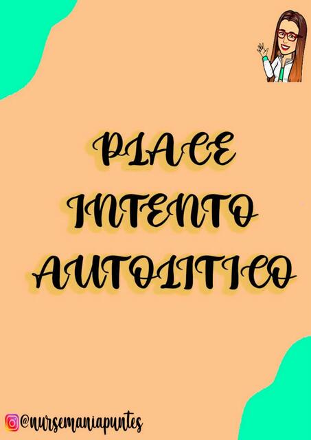 Intento autolitico | Nursemaniapuntes | uDocz