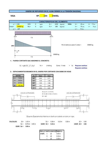 Diseño de estribos en vigas | vic | uDocz