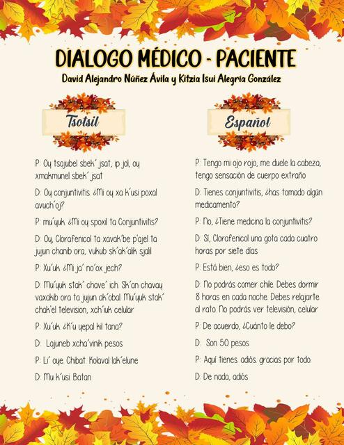 Diálogo medico - paciente | KIAG | uDocz
