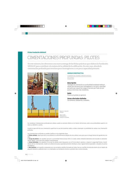 Cimentaciones profundas: pilotes | Luis | uDocz