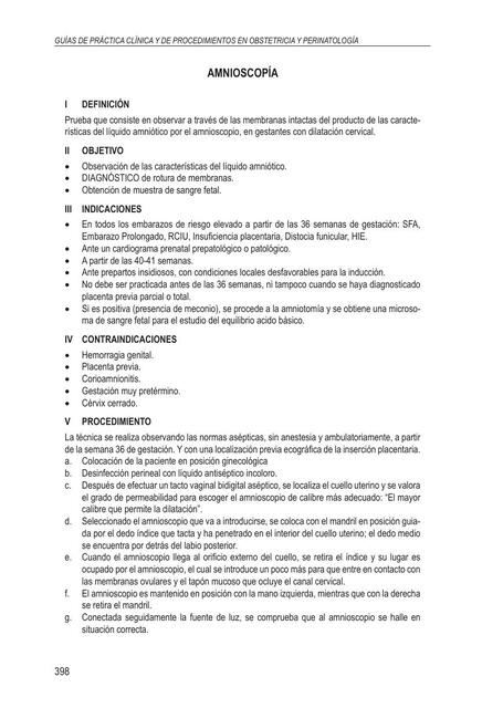 Resumen Amnioscopia | MedicineDat | uDocz