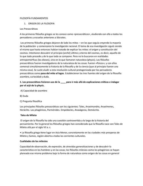 Filosofía fundamentos | Karla Mariscal | uDocz