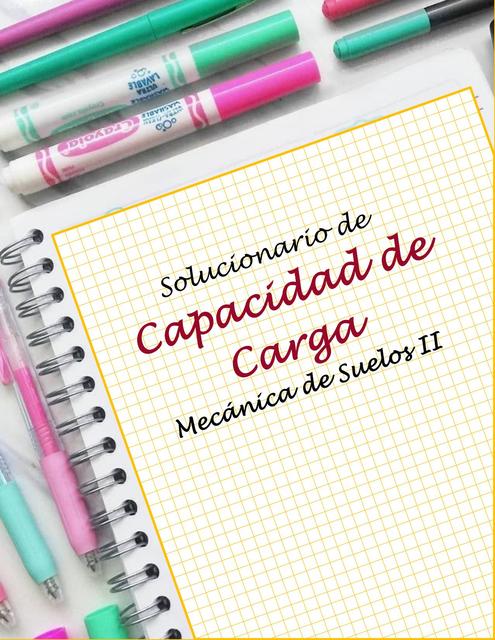 Resúmenes de Capacidad de carga | Descarga apuntes de Capacidad de carga