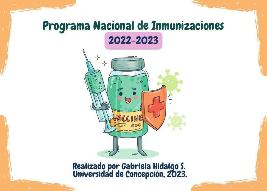 Programa Nacional de Inmunizaciones 2022 - Chile | Gabriela Hidalgo | uDocz