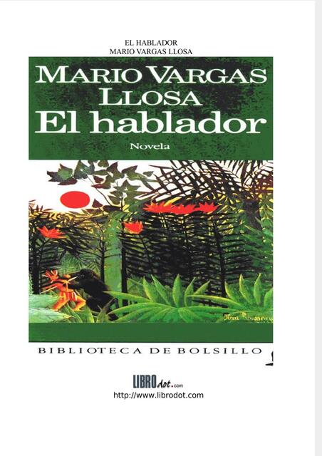 El Hablador - Mario Vargas Llosa | Alianza literaria | uDocz