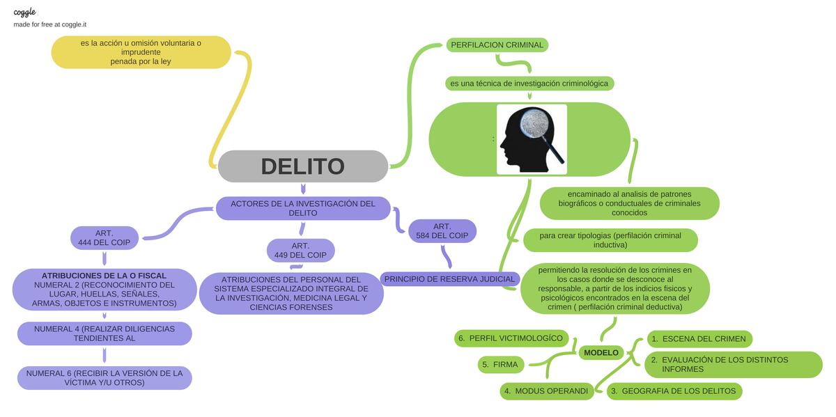 Delito Mapa Mental | Forensic.notes | uDocz