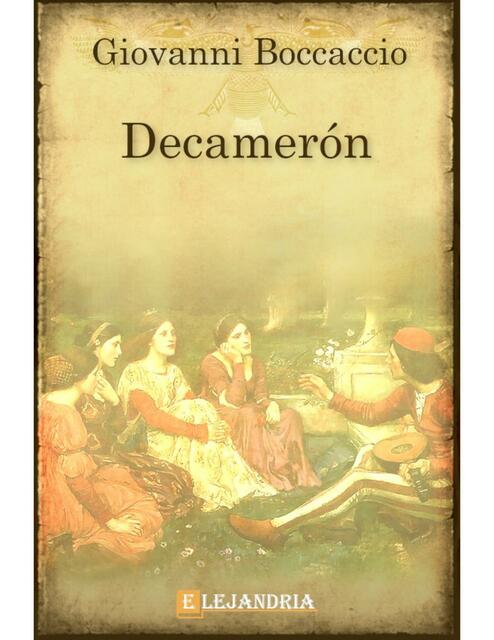 Decamerón- Giovanni Boccaccio | Alianza literaria | uDocz
