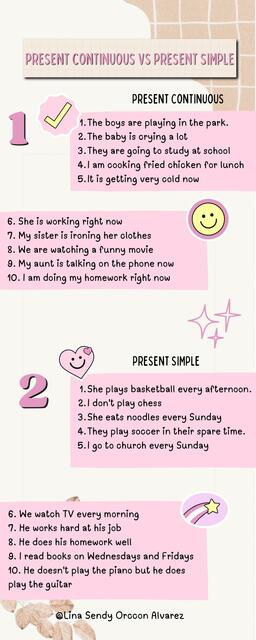 Present Continuous vs Present Simple | Sendy Orccon | uDocz