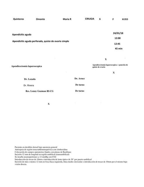 Apendicitis Aguda | Lenny Guzmán Mejía | uDocz